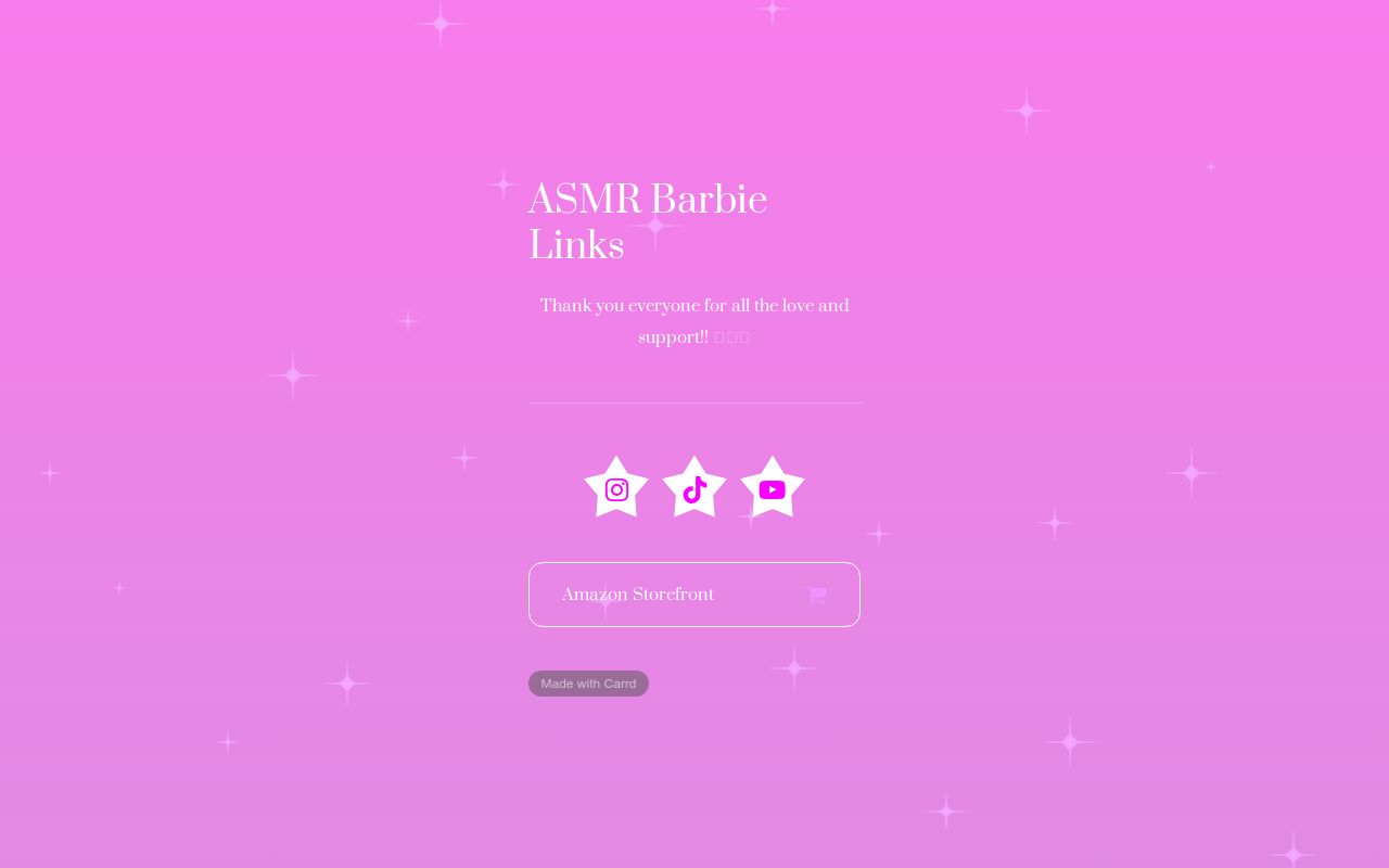 ASMR Barbie’s Links